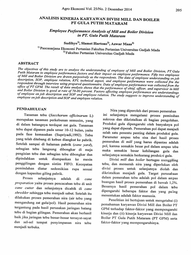 ANALISIS_KINERJA_KARYAWAN_DIVISI_MILL_DAN_BOILER_P | PDF