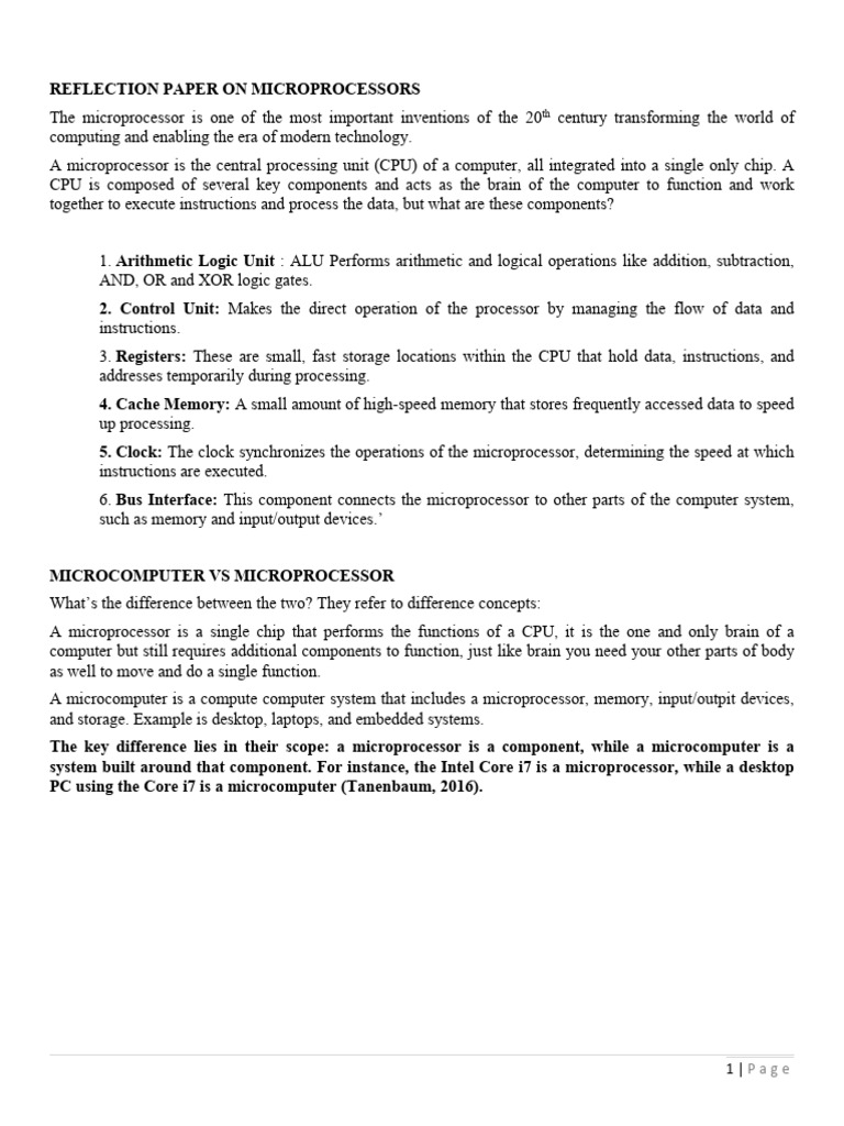 Activity1 DelosAngeles-RaniloJohn | PDF | Central Processing Unit | Microprocessor