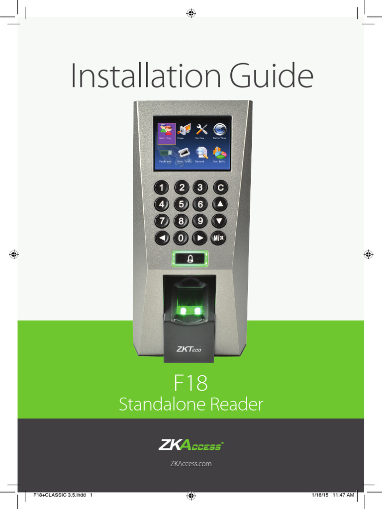 F18+ Installation Guide | PDF | Computer Engineering | Equipment