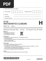 VCE Mathematical Methods Formula Sheet | PDF | Area | Mathematics