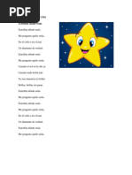 Letra de Estrellita Dónde Estás | PDF
