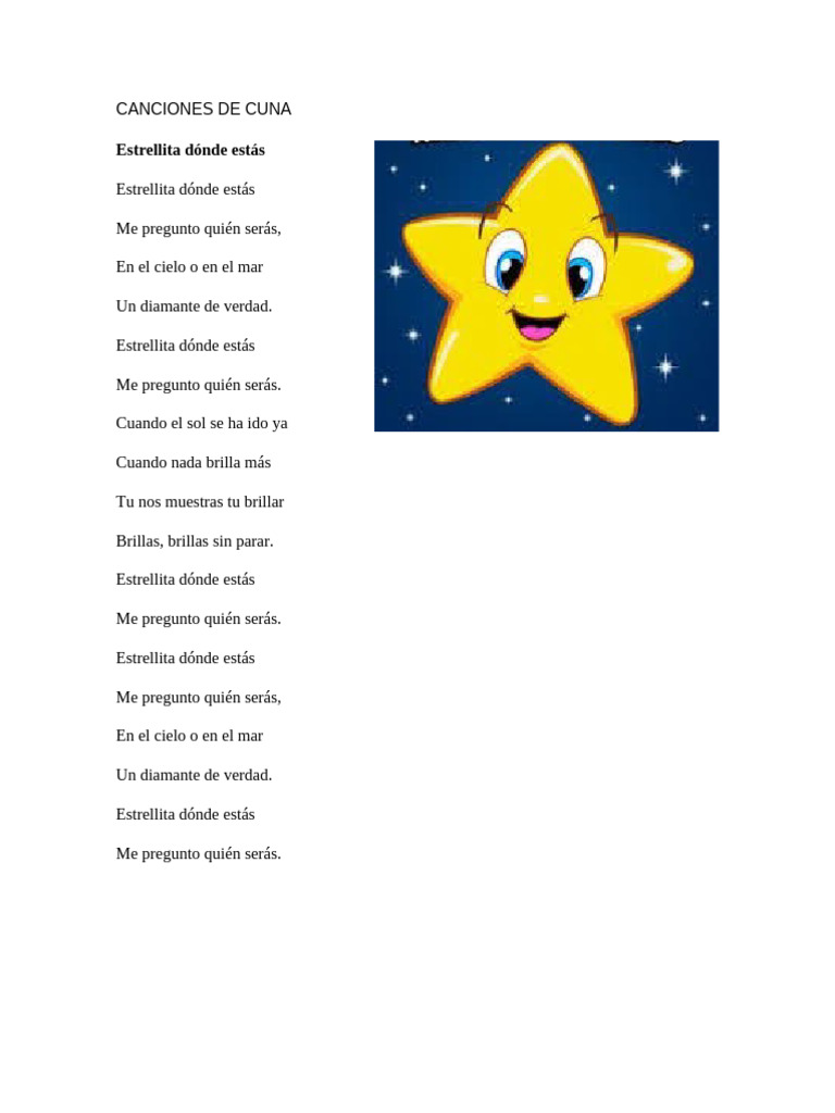 Album Canciones de Cuna | PDF