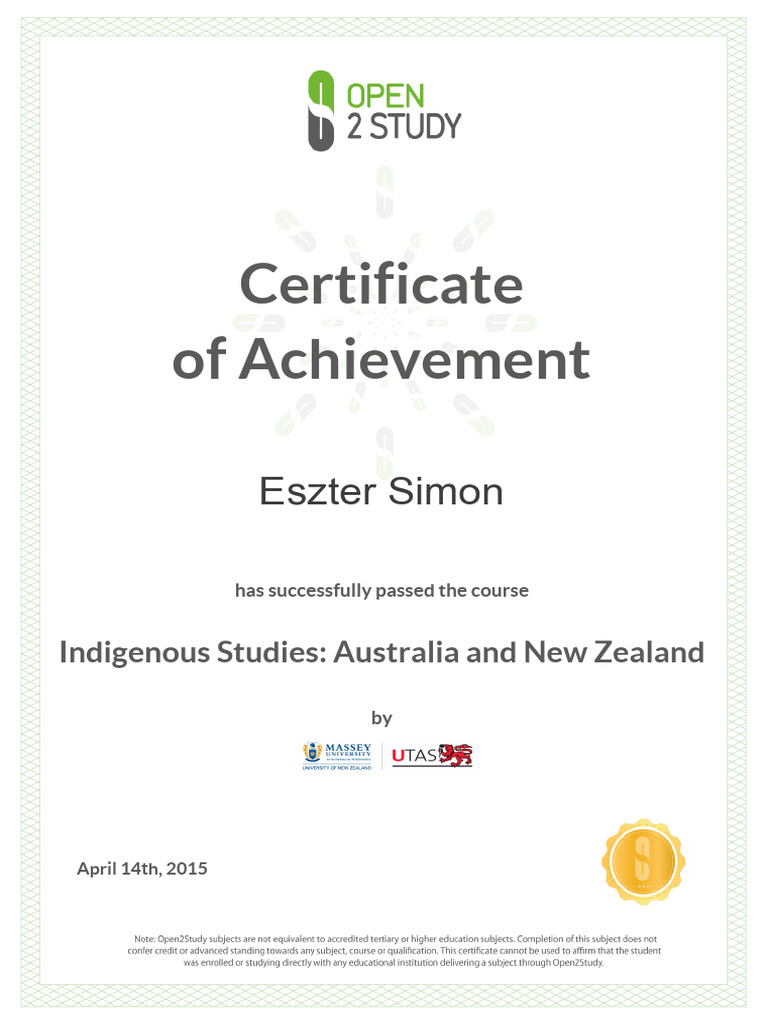 Subject_Certificate_13_April_2015 | PDF