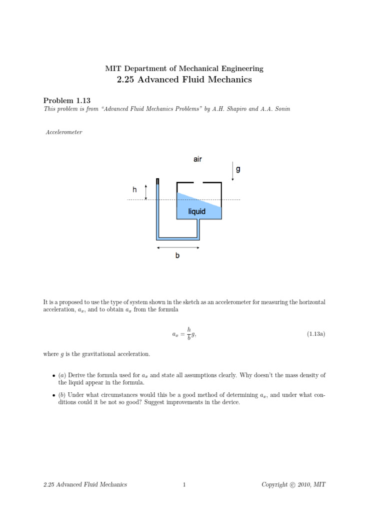 MIT2 25F13 Shapi1.13 Probl | PDF