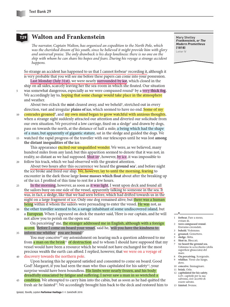 TB29 M Shelley Walton and Frankenstein | PDF | Frankenstein