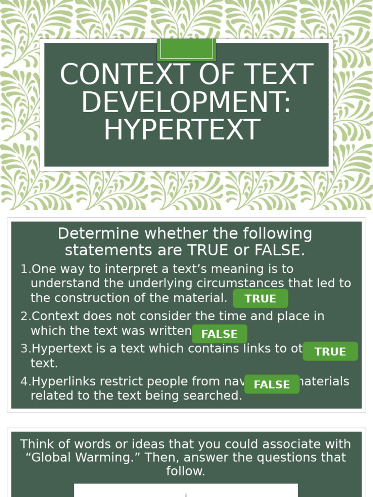 Understanding Hypertext and Context | PDF | Hypertext | Hyperlink