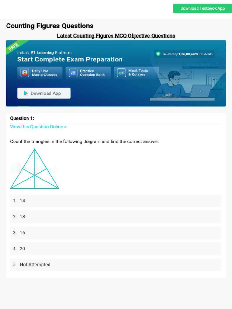 MCQ On Counting Figures 5eea6a0e39140f30f369e465 | PDF