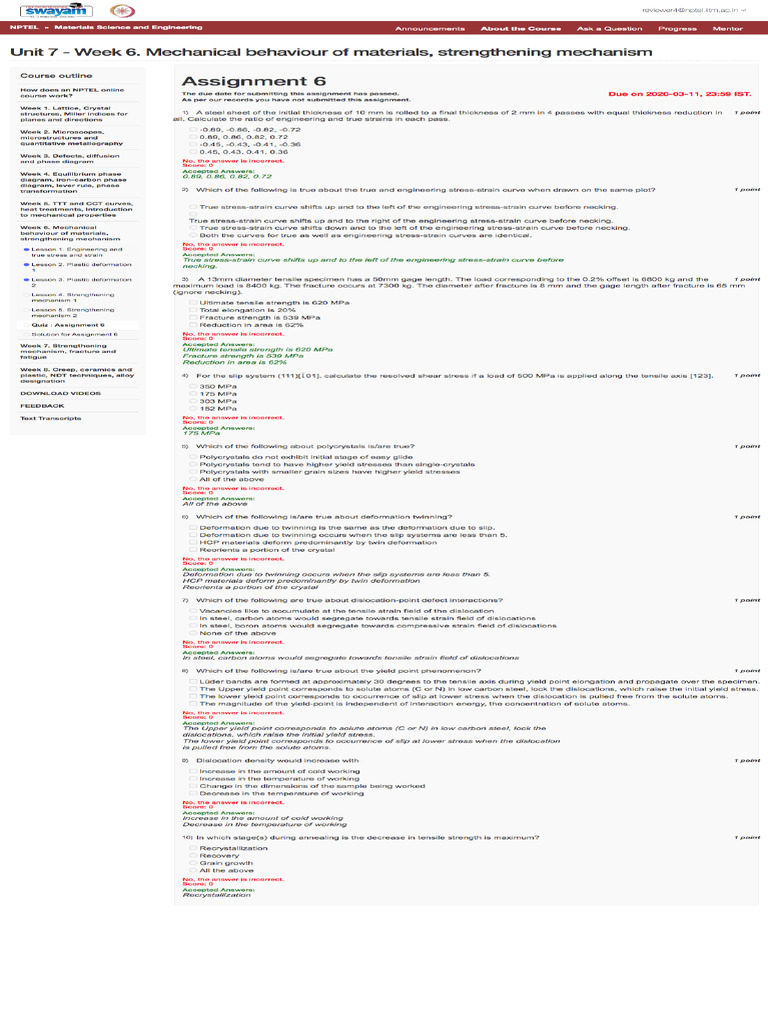 Noc20 Mm09 Assigment 6 | PDF