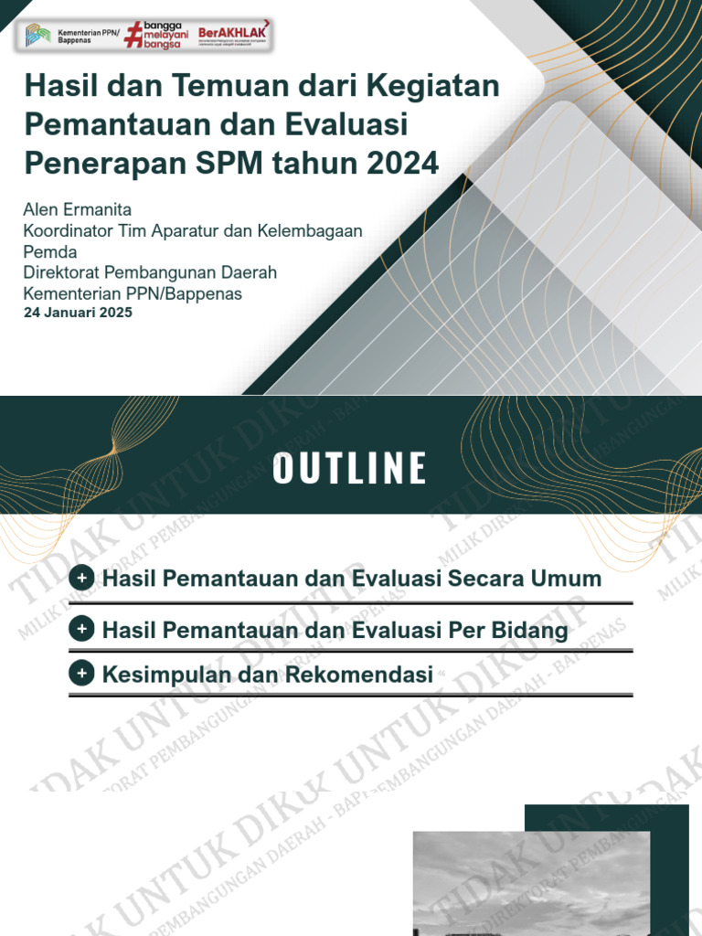 SPM - Paparan Teknis Hasil Dan Temuan Diseminasi Monitoring Dan ...