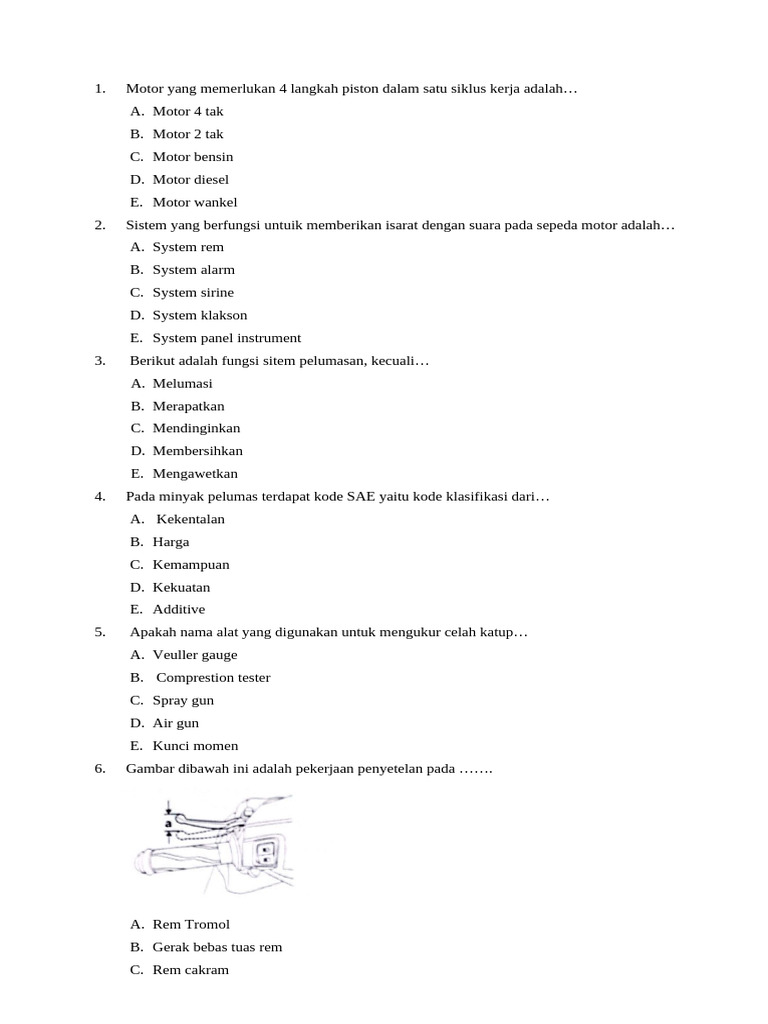 Soal Ulangan Pre Test Mapil Semester Gasal | PDF