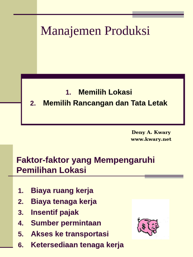 Manajemen Produksi | PDF