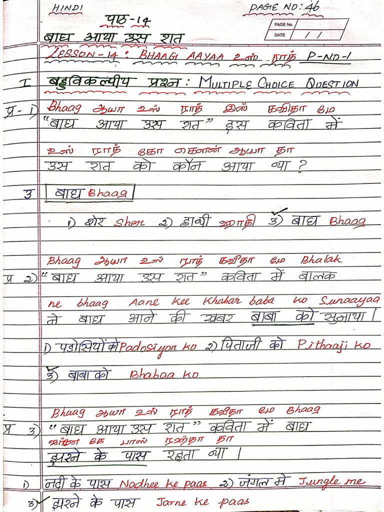 Hindi Notes-19 | PDF