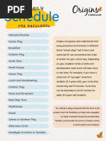 HighScope Daily Routine Overview | PDF | Learning
