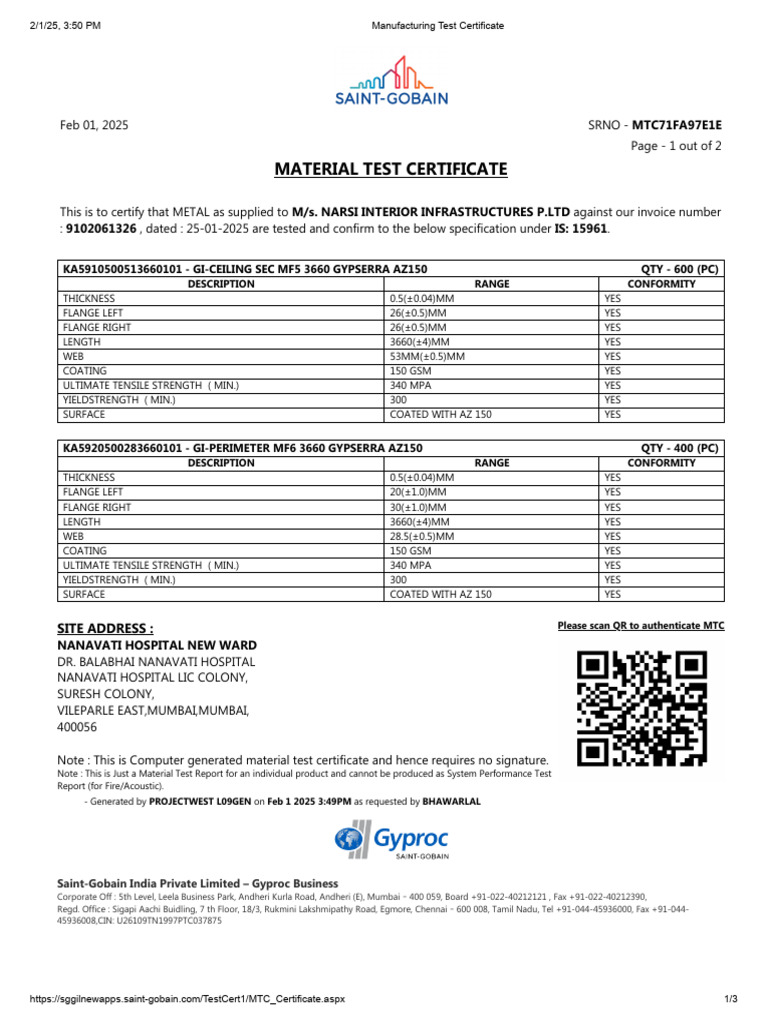 Nanavati MTC 4 | PDF | Building Engineering | Mechanical Engineering