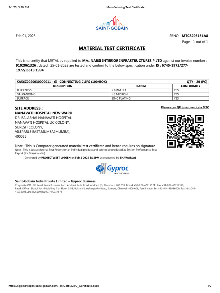 Nanavati MTC 2 | PDF