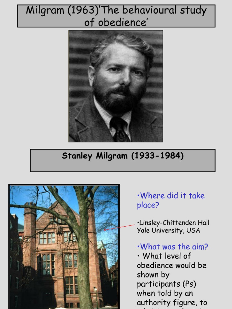 Milgram | PDF