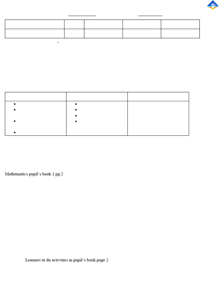 Grade 1 Math Lesson Plans on Numbers | PDF | Lesson Plan | Learning