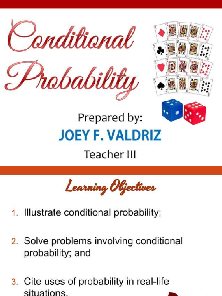 Conditional Probability | PDF