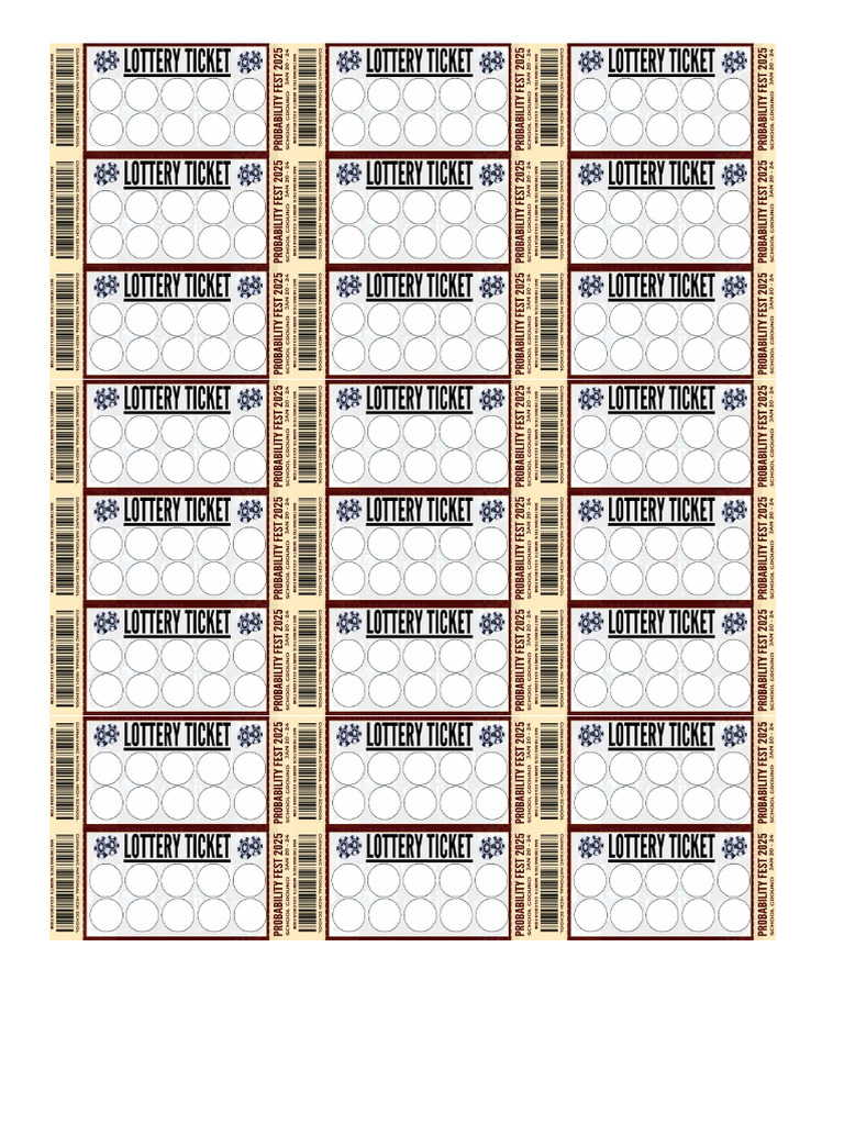 Lottery Ticket | PDF