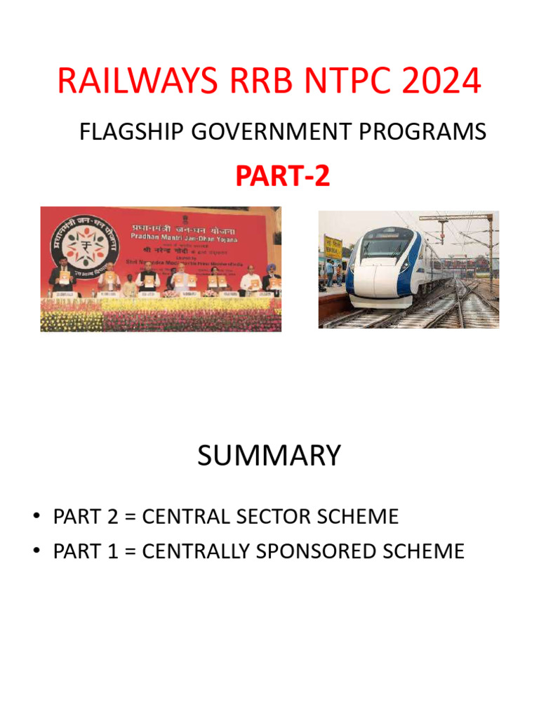 Flagship Govt Programs - 2 | PDF | Government Of India | Economy Of India