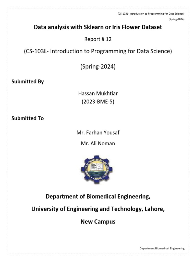 Dataset Iris Flower. Final | PDF | Computer Programming | Computing