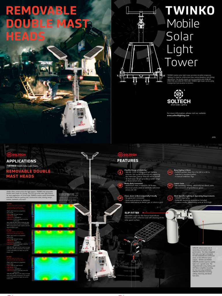 TWINKO Brochure | PDF | Lighting | Solar Power