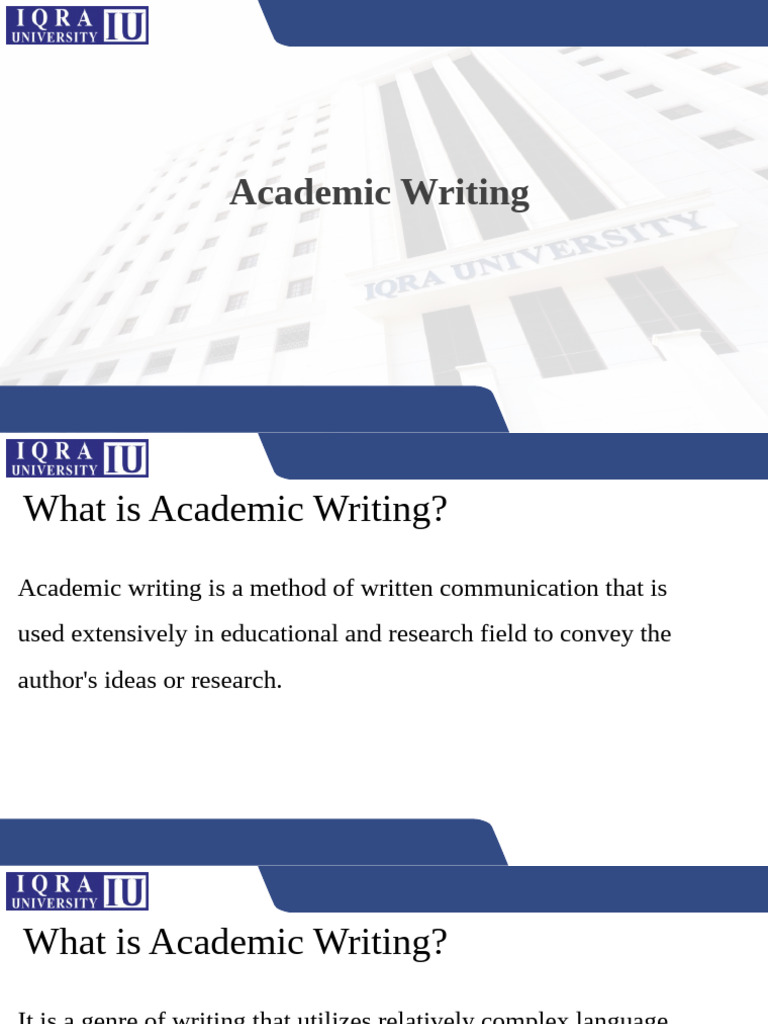 Academic Writing Introduction | PDF | Communication | Punishments