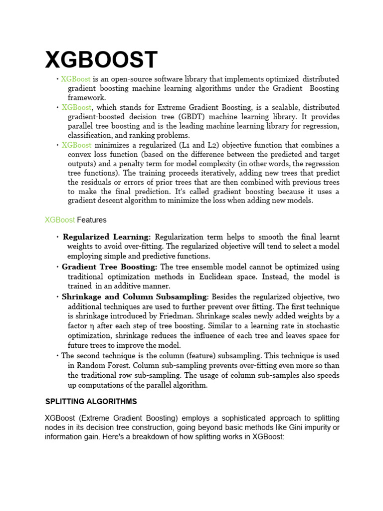 05 XGBoost | PDF | Theoretical Computer Science | Statistical Analysis