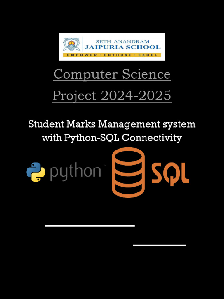 Student Marks Management System | PDF