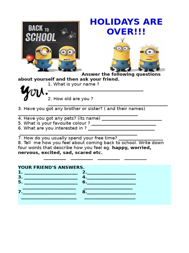 Back-To-School - Speed Dating | PDF