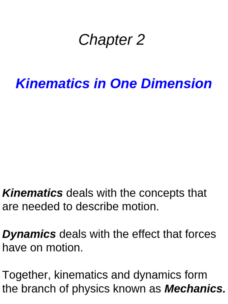 ch02 (1) | PDF | Acceleration | Speed