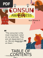 Consumer Awareness Project Class10 | PDF | Consumer Protection