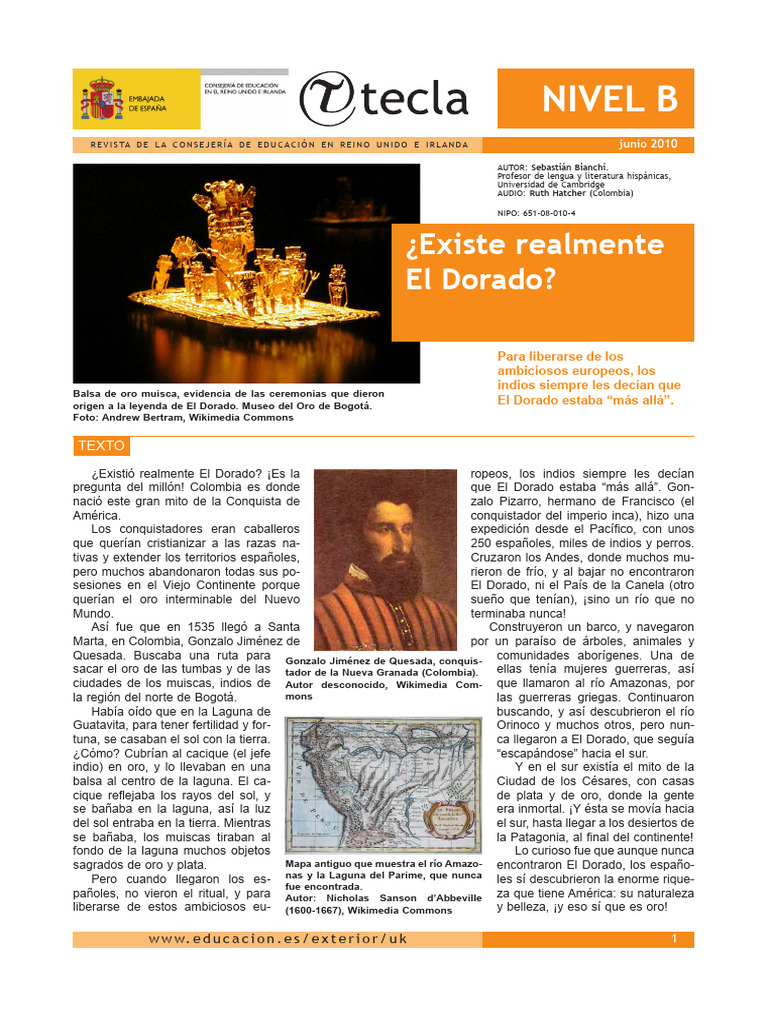¿Realmente existió El Dorado? | PDF | Francisco Pizarro | Imperio Inca