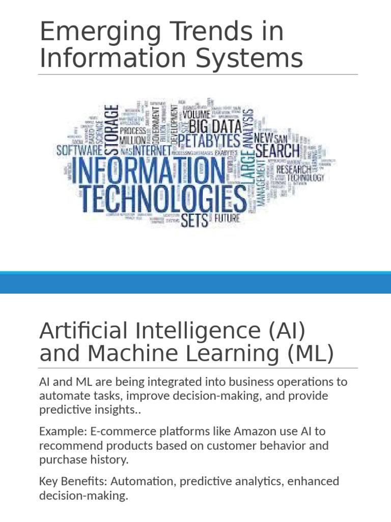 Key Trends in Information Systems | PDF | Internet Of Things ...