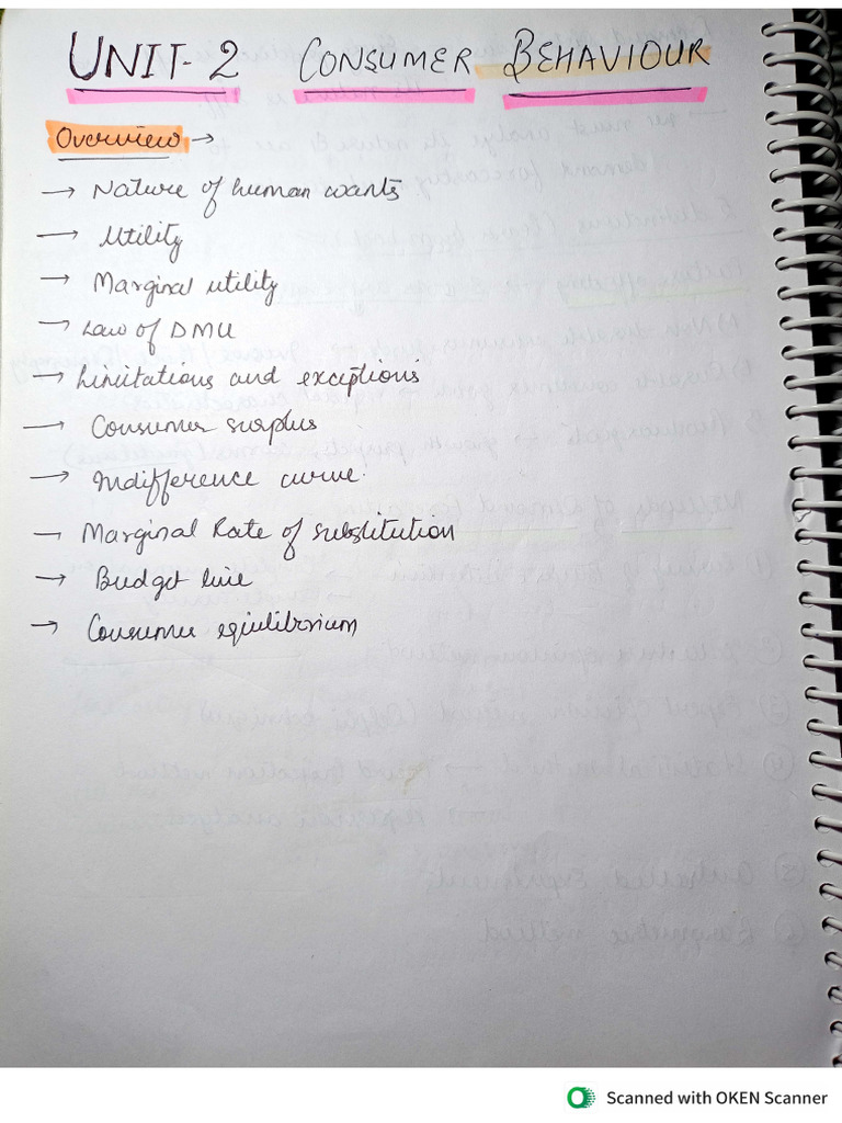 CA Foundation (Economics) CH 2 (Unit 2 & 3) | PDF