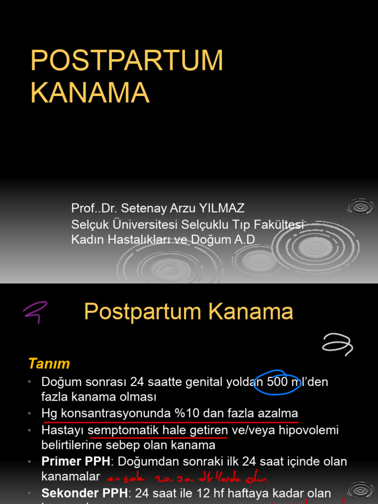 Postpartum Kanama | PDF