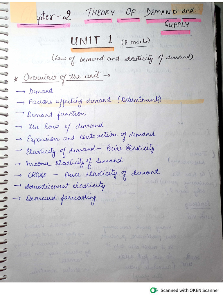 Ca Foundation Economics Ch 2 Unit 1 Pdf