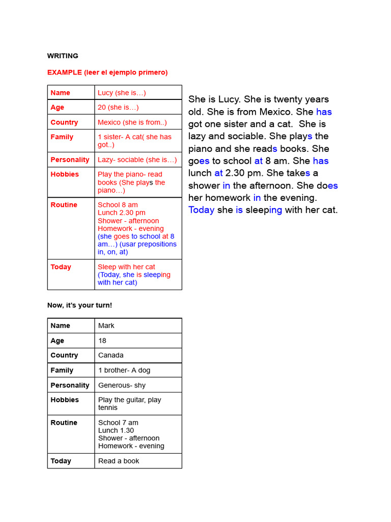 CH Writing | PDF