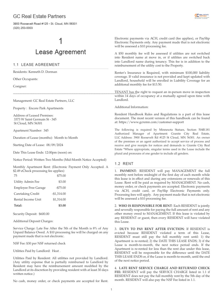 Lease | PDF | Lease | Leasehold Estate