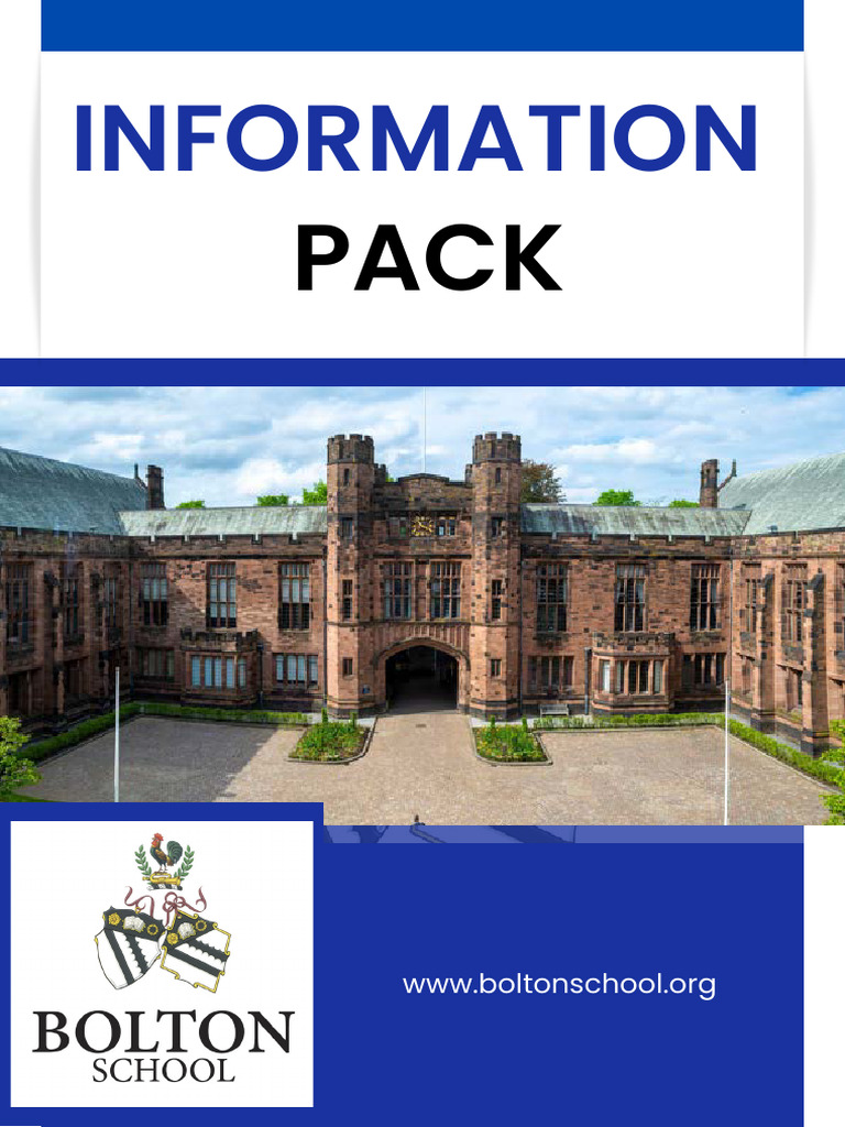 Bolton School Information Pack | PDF
