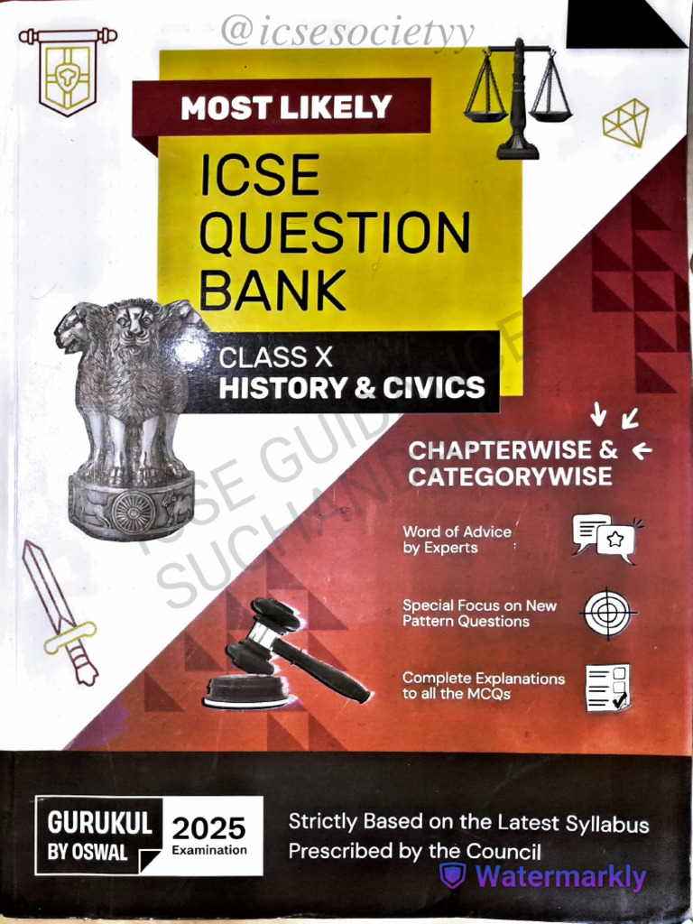 History and Civics Oswal 2025 QB | PDF