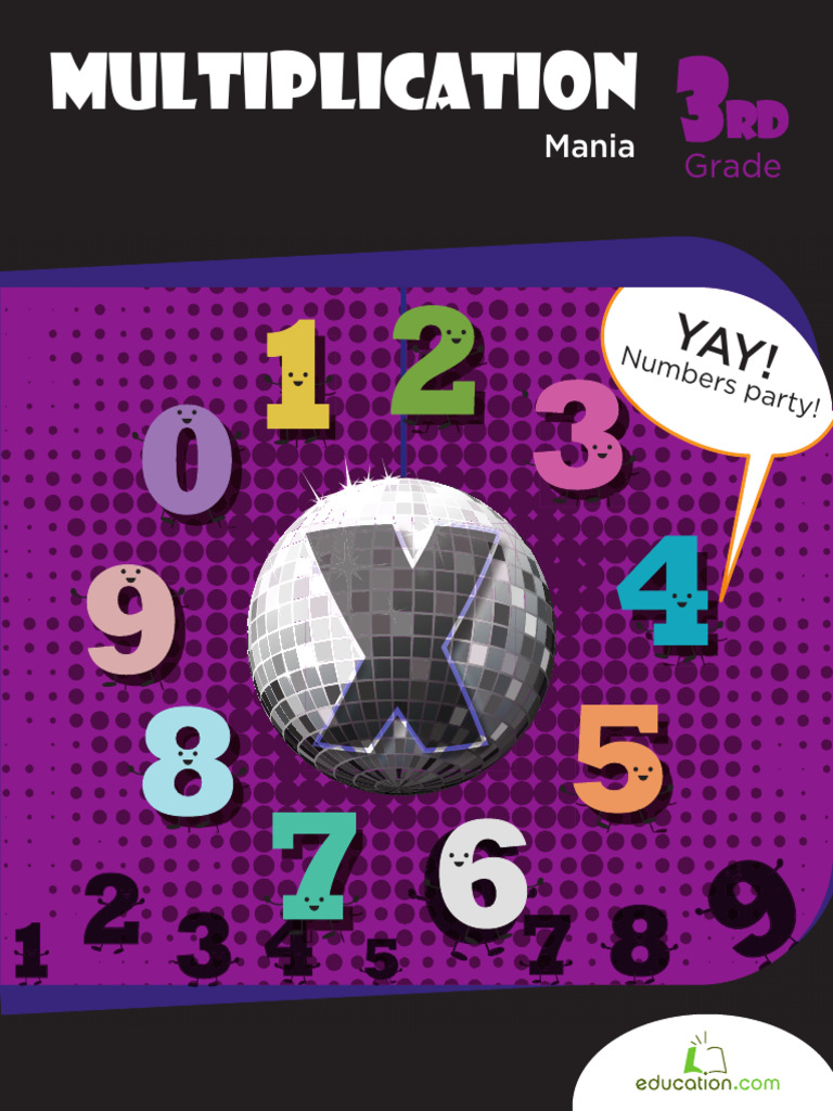 3rd - Multiplication Mania Workbook | PDF | Multiplication | Mathematics