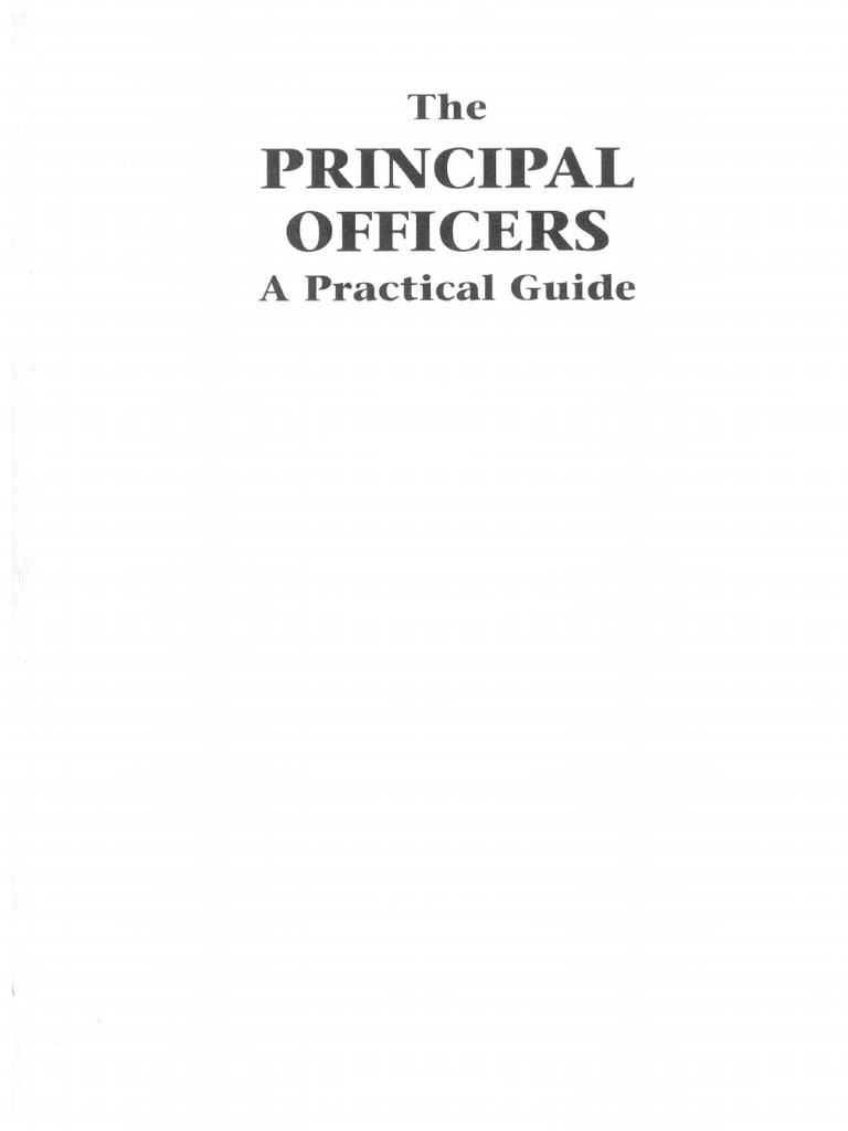 The Principal Officers maç | PDF | Fraternities | Western Esotericism
