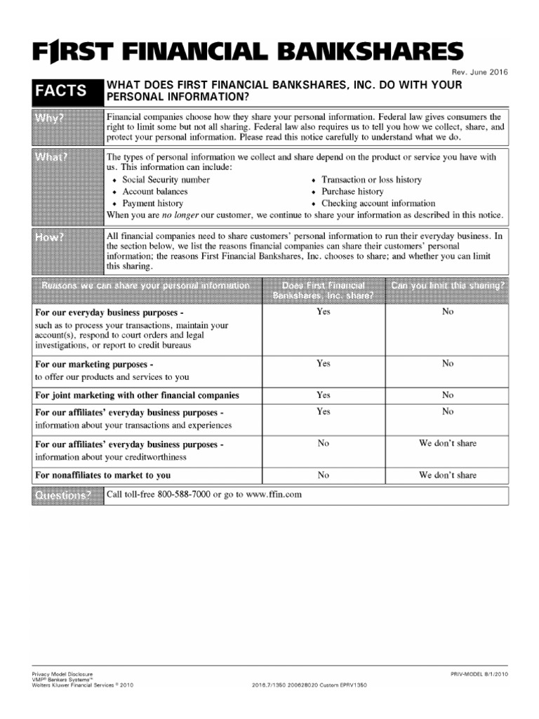 First Financial bank shares | PDF | Overdraft | Fee