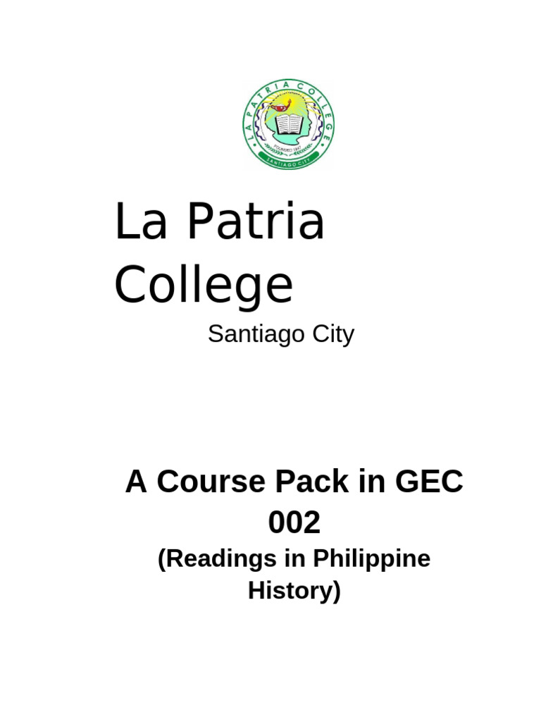 GEC 002 RPH Module Week 1-6 | PDF | Primary Sources | Age Of Discovery