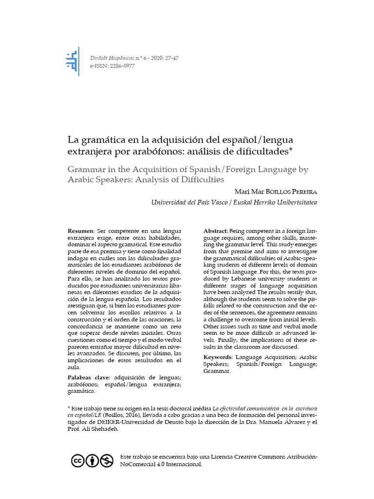 2-Boillos | PDF | Oración (Lingüística) | Arábica