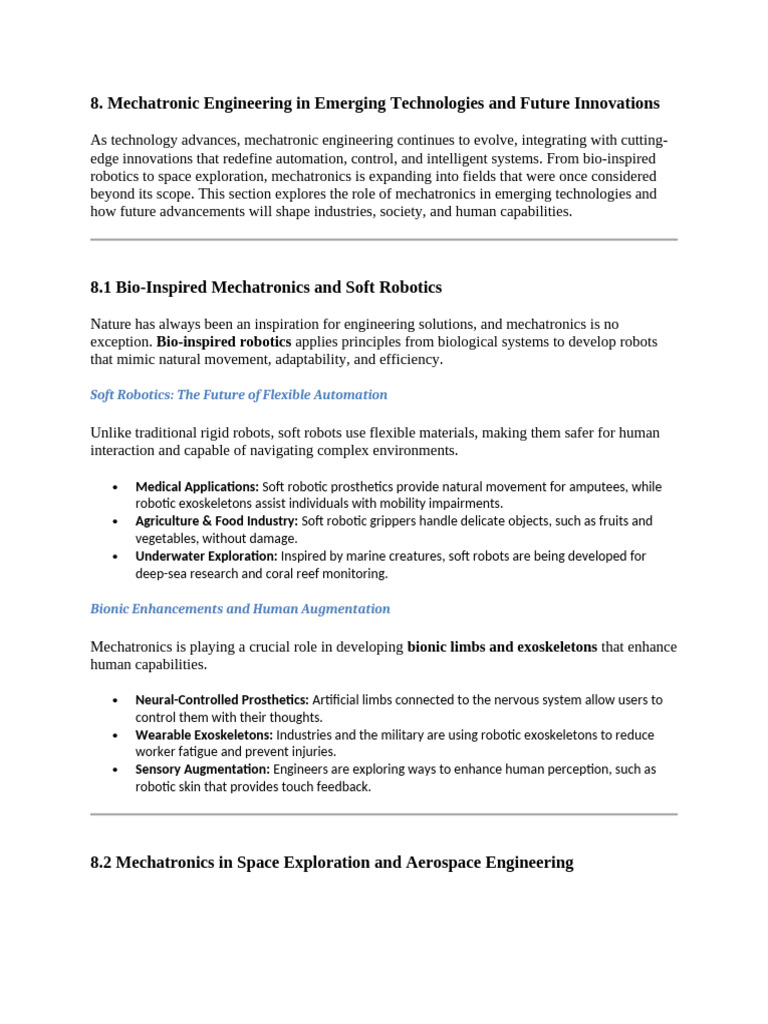Research On Mechatronics 4 Part | PDF | Internet Of Things | Artificial ...