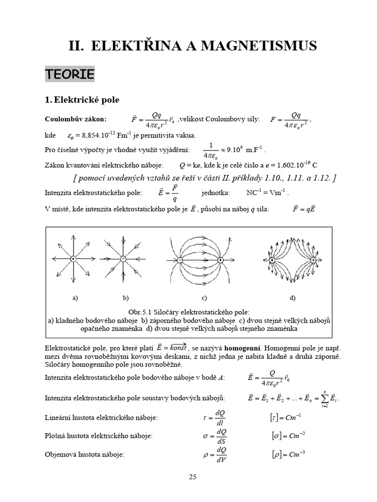 25 - Elektřina A Magnetismus | PDF