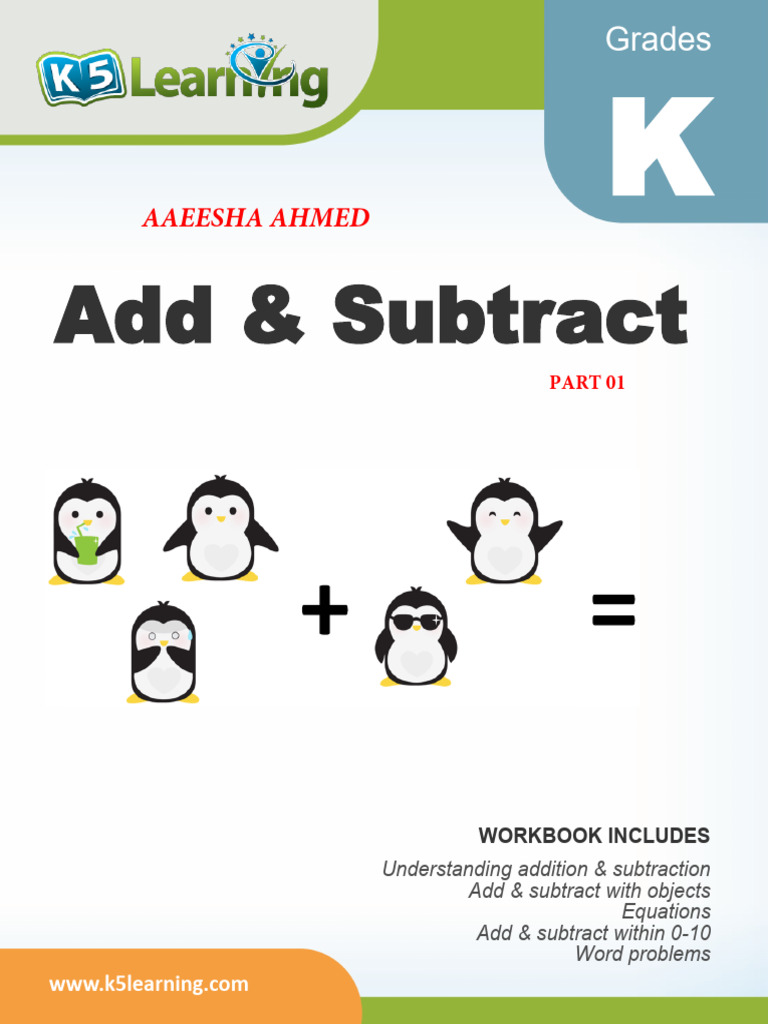 K5-Learning-Addition-And-Subtraction-01-Password Removed-Pages-1 | PDF