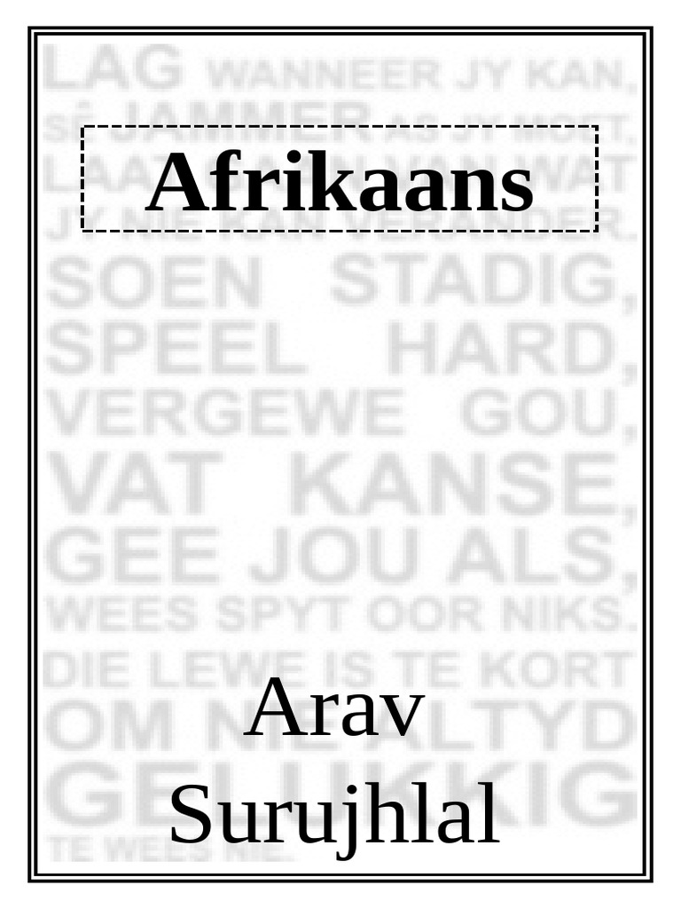 Afrikaans | PDF